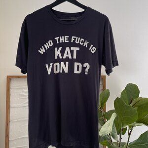 Kat Von D | Tops | Womens Kvds High Voltage Kat Von D Tshirt Tee Shirt ...